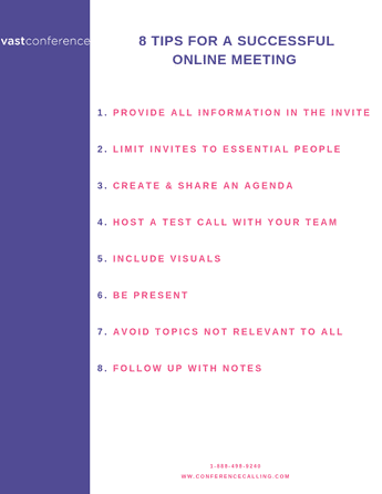 8 Tips for Leading a Successful Online Meeting Your Clients Will Love