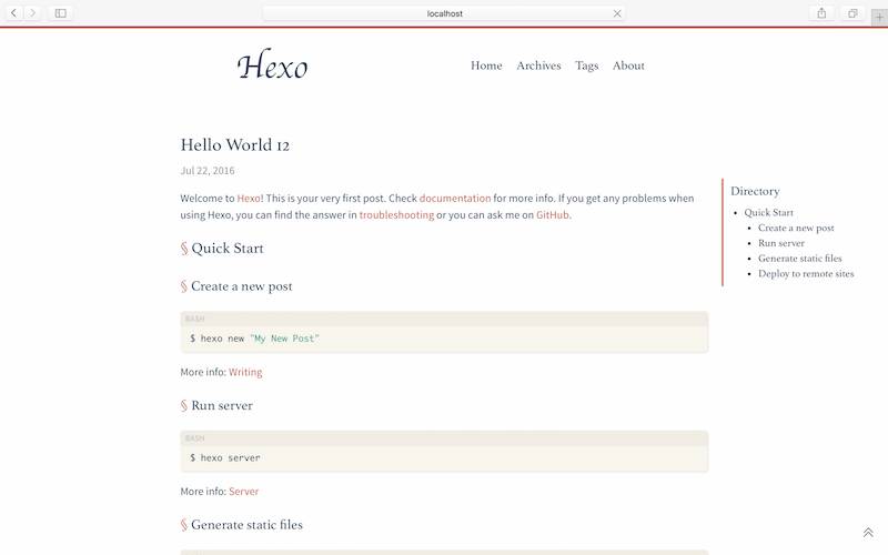 Themes | Hexo