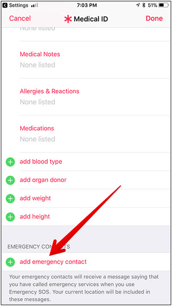 How to Set-up Emergency Contacts on iPhone? - Covve