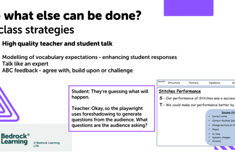 Targeted vocabulary instruction | Bedrock Learning