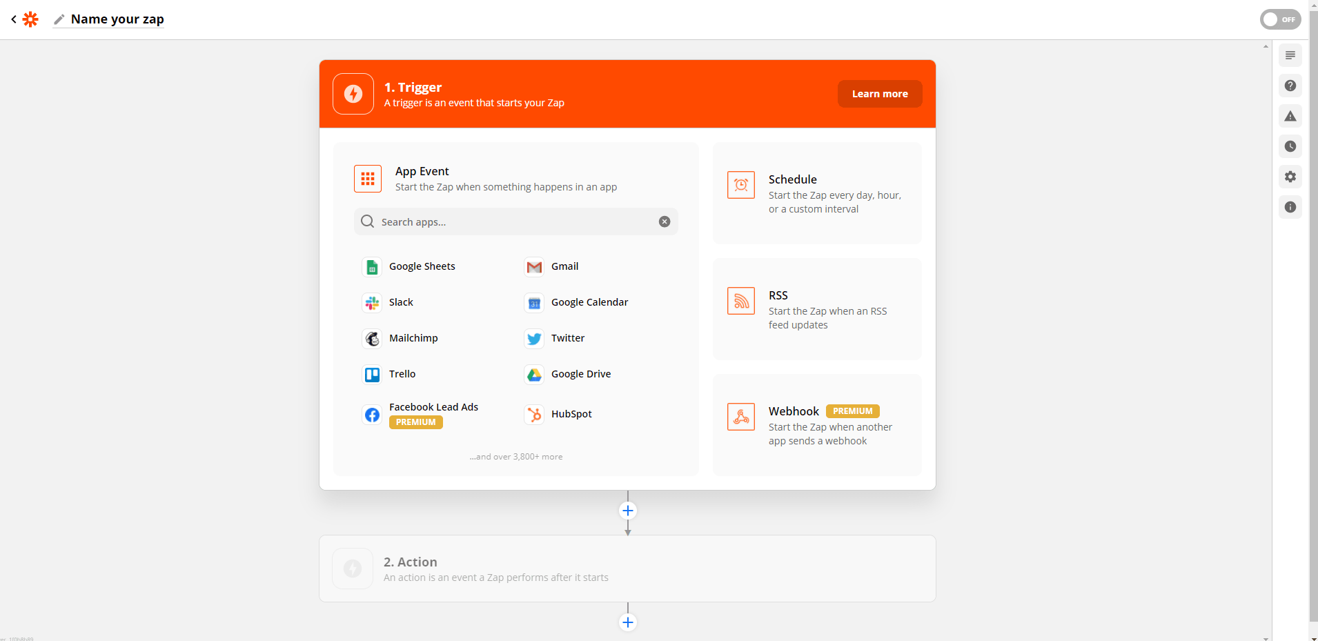 How to create a Zap from scratch - Covve