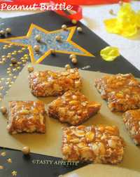Peanut Burfi - Peanut Chikki | Tasty Appetite