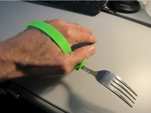 Customizable Universal Cuff Utensil Holder