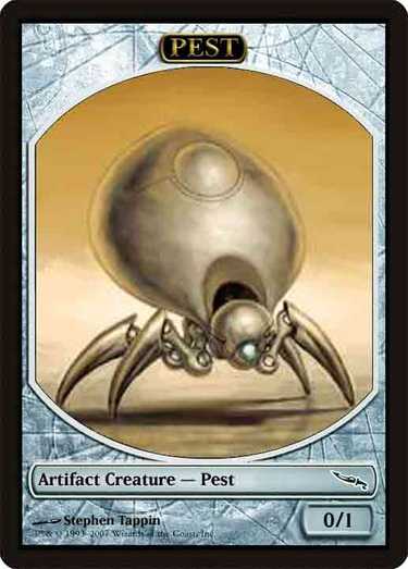 0/1 Colorless Pest Artifact Creature Token | MTG.onl Tokens