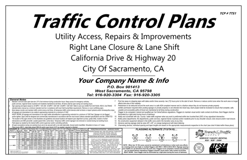 Traffic Control Plans by Trench and Traffic Supply