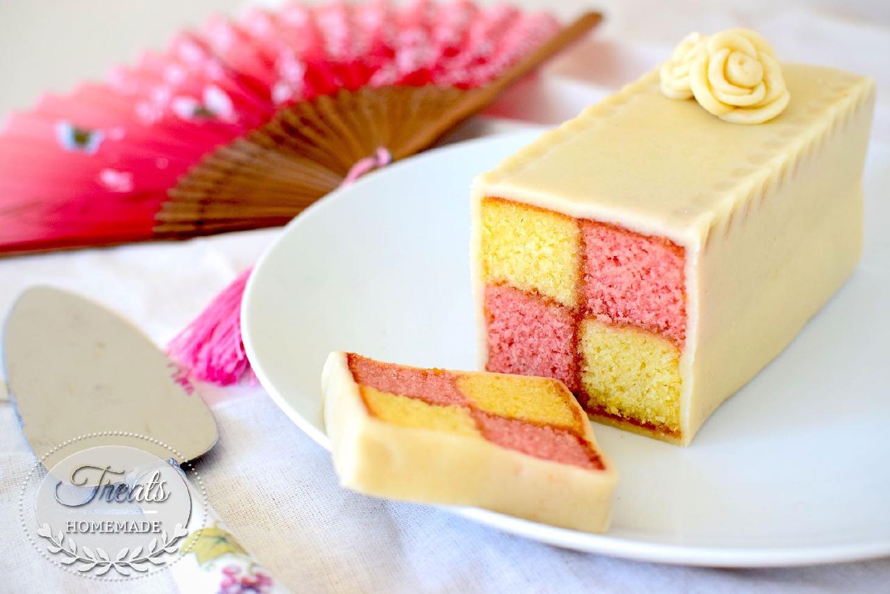 Battenberg Cake - Treats Homemade