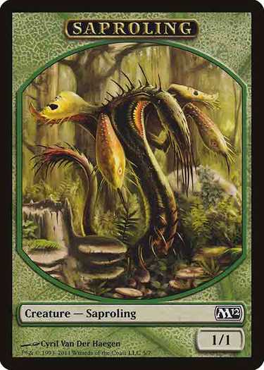 1/1 Green Saproling Creature Token | MTG.onl Tokens
