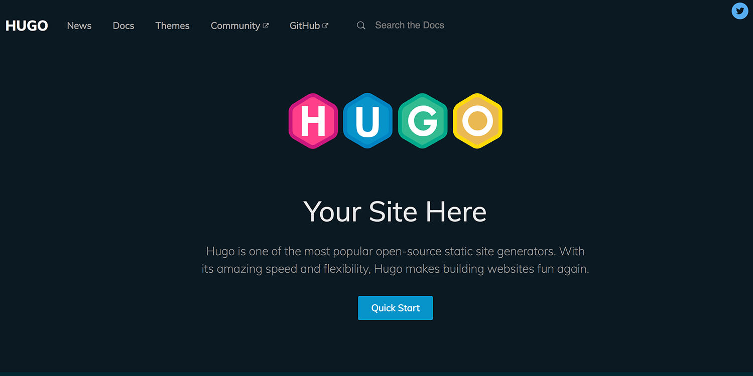 The world’s fastest framework for building websites | Hugo