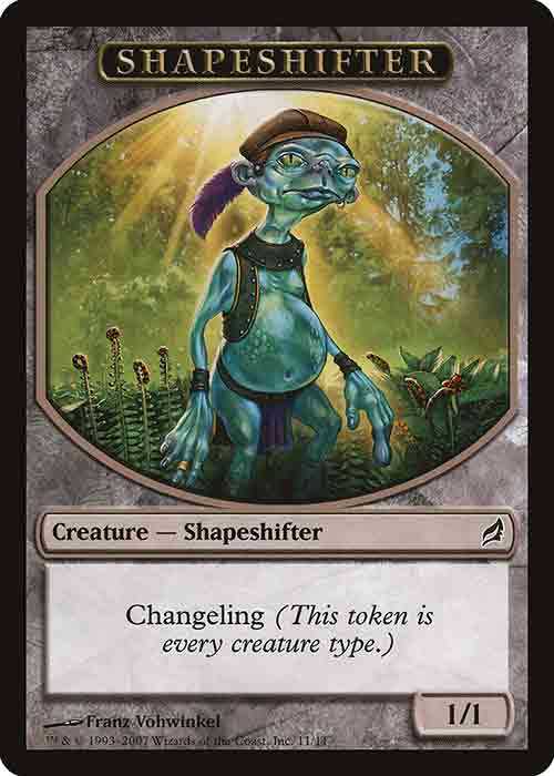 1/1 Colorless Shapeshifter Creature Token | MTG.onl Tokens
