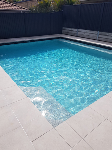 Rouko Pool Interiors - Glass Bead Finishes